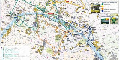 Pariisin kartta - Kartat Pariisi (Ile-de-France, Ranska)